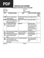 COT Rating Sheet for Highly Proficient Teachers | PDF | Teachers | Learning
