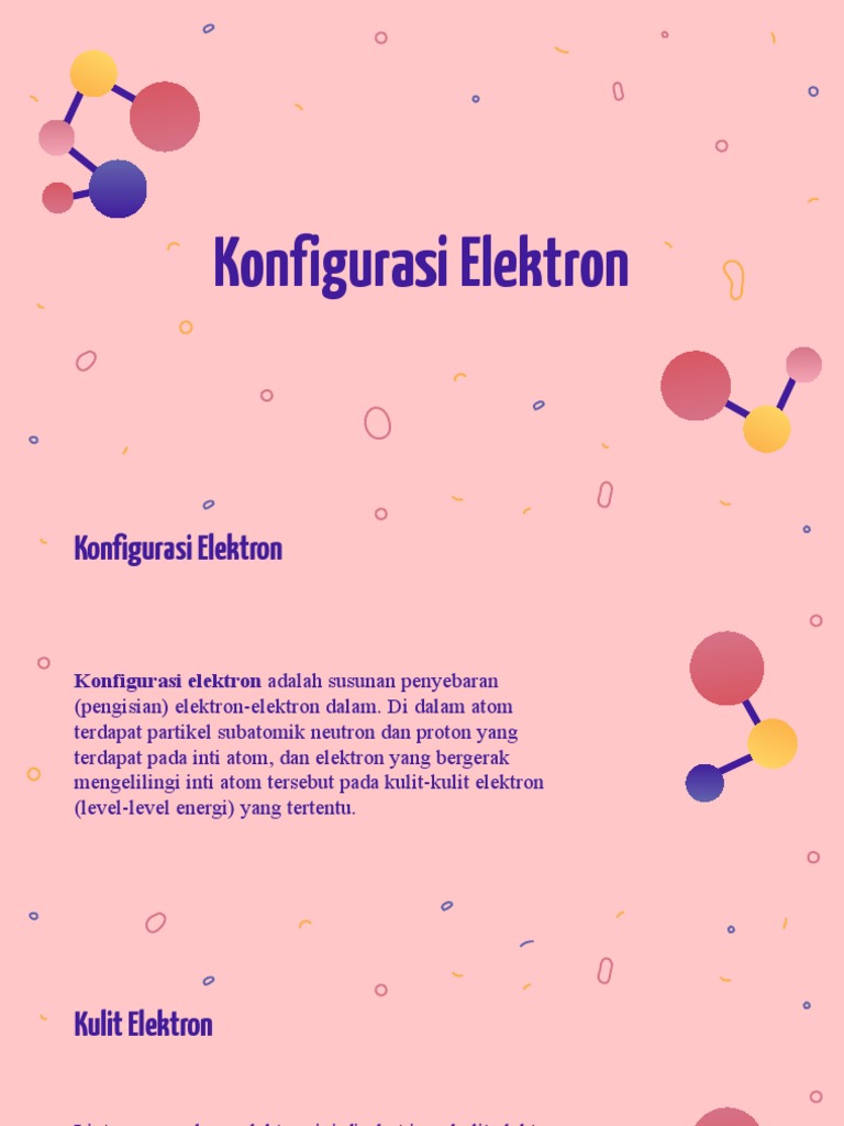 Konfigurasi Elektron dan Bilangan Kuantum | PDF | Sains & Matematika
