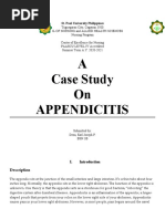 Nursing Case Study: Pediatric Appendicitis | PDF | Diseases And ...