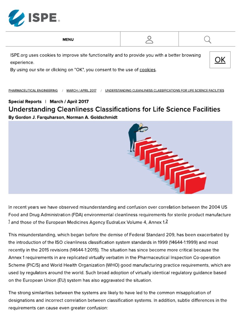 Understanding Cleanliness Classifications For Life Science | PDF