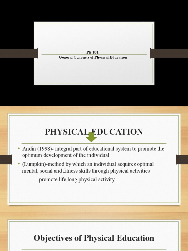 PE 101 General Concepts of PE - With Answer Key | PDF