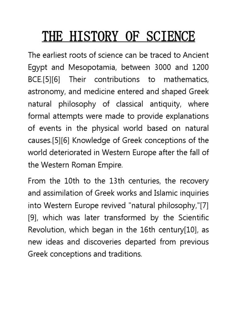 The History of Science - Answer Key | PDF | Social Science | Religion ...