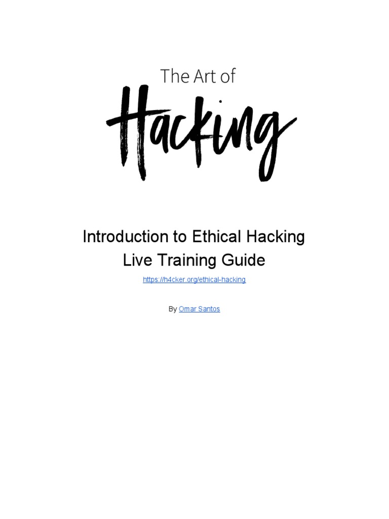 Introduction To Ethical Hacking Live Training Guide | PDF | Security ...