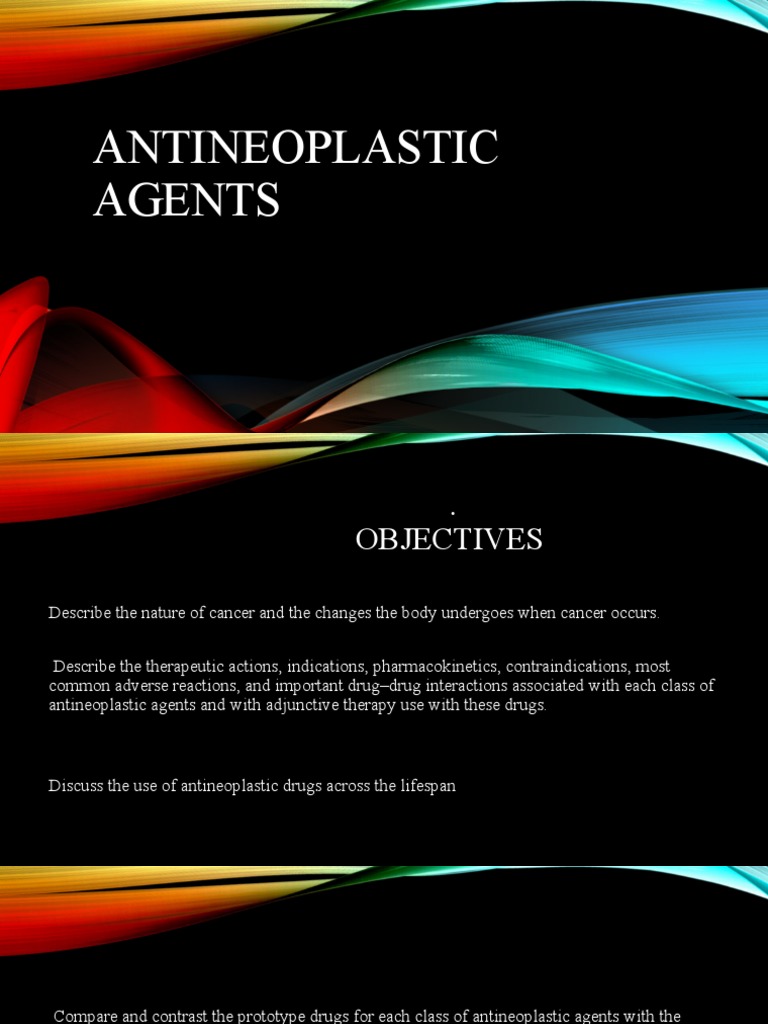Antineoplastic Agents | PDF | Chemotherapy | Cancer