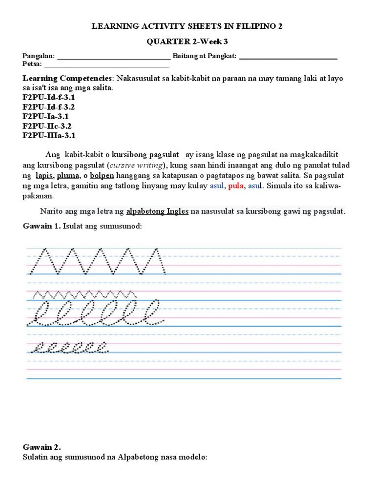 Filipino Quarter 2 Week 3 | PDF