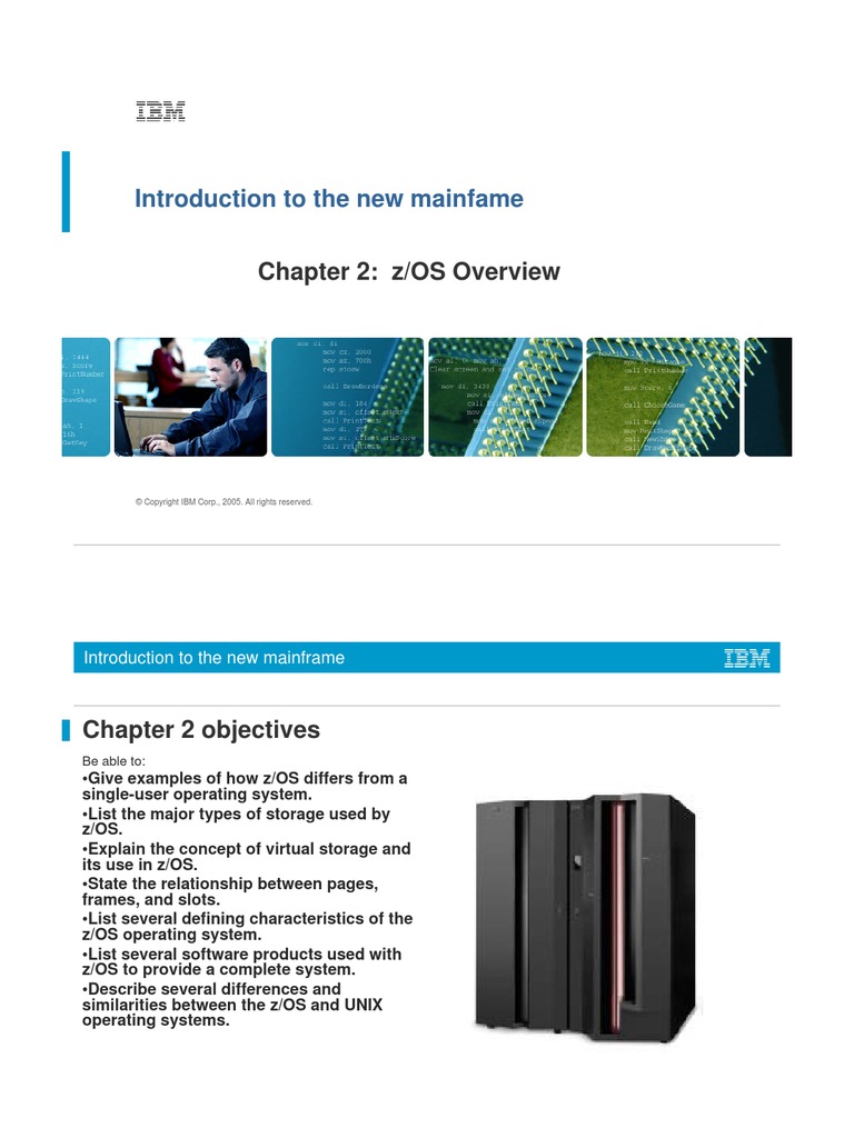 Chapter 1 Z OS Overview | PDF | Mainframe Computer | Operating System