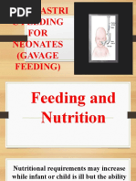 NGT Feeding Checklist | PDF | Esophagus | Stomach