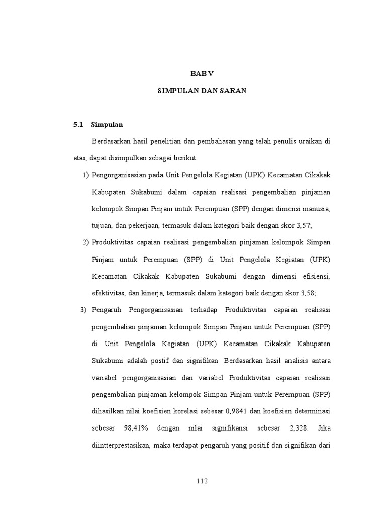 Produktivitas UPK Cikakak SPP Optimal | PDF | Karier & Perkembangan | Bisnis
