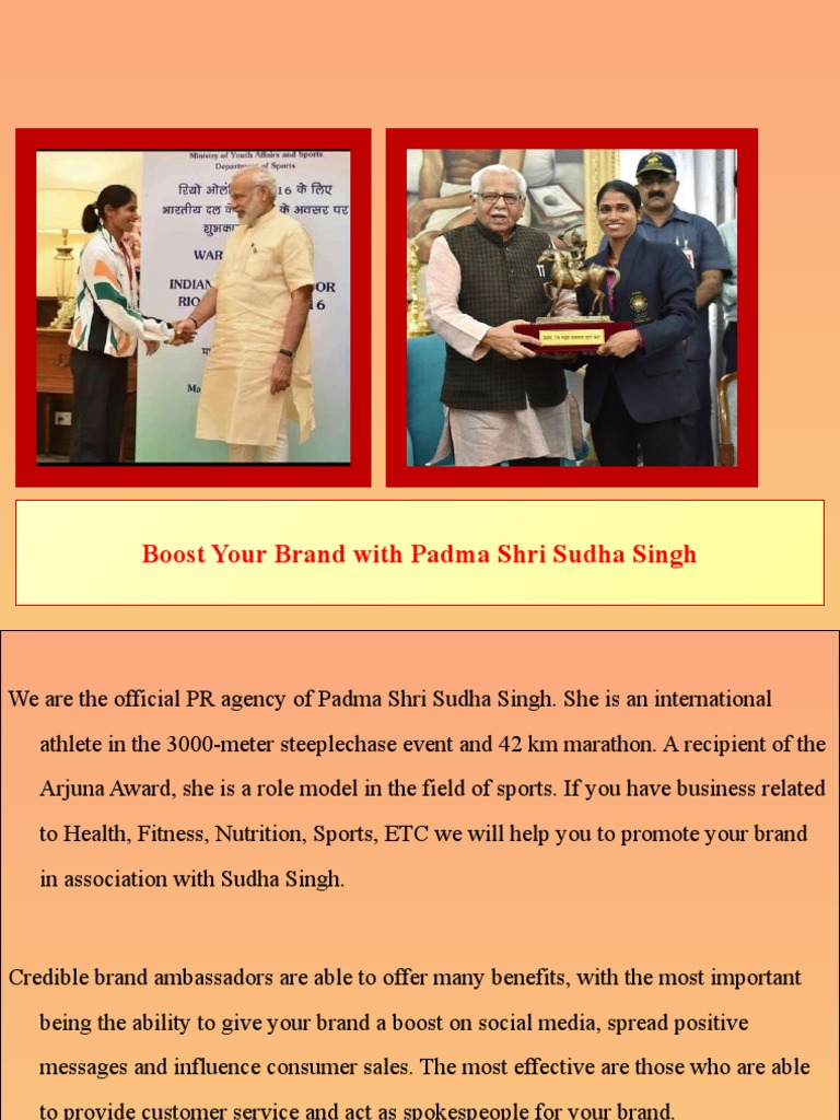 Boost Your Brand With Padma Shri Sudha Singh | PDF