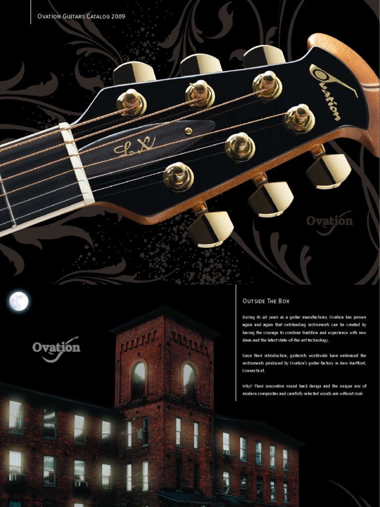 Ovation Guitars Catalog | PDF | Guitars | Celtic Musical Instruments