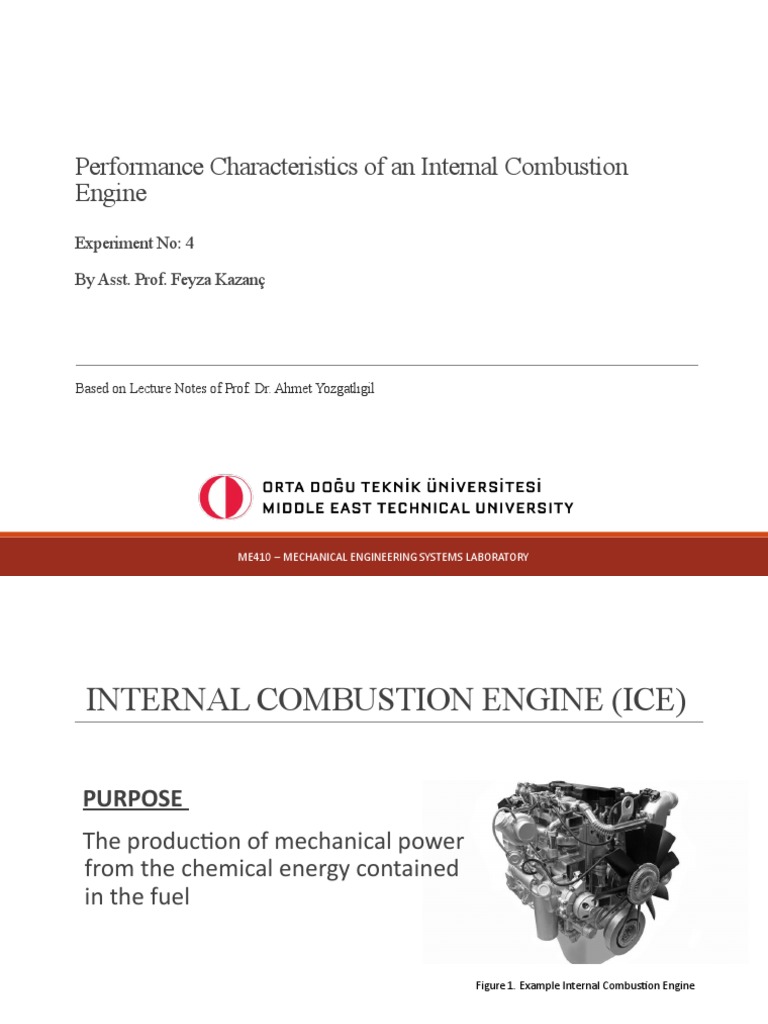 ME410 Exp. 4 Lecture Part 1 Presentation - Updated | PDF | Internal ...
