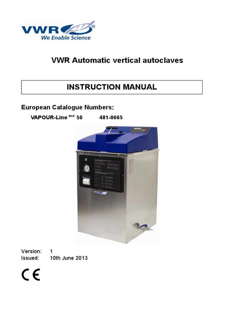 VWR Vapour-Line-eco 50 - EN - 180613 | PDF | Sterilization ...