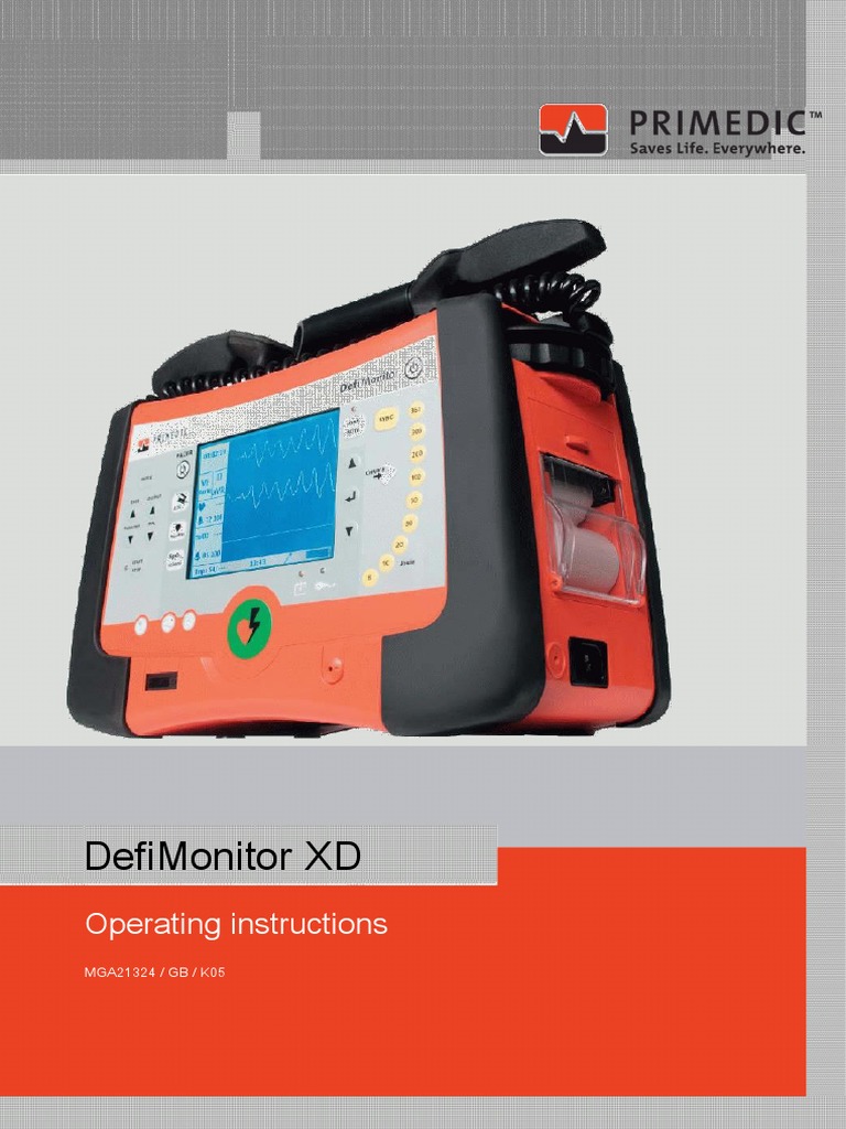 Defimonitor XD: Operating Instructions | PDF | Cardiac Arrest | Physiology