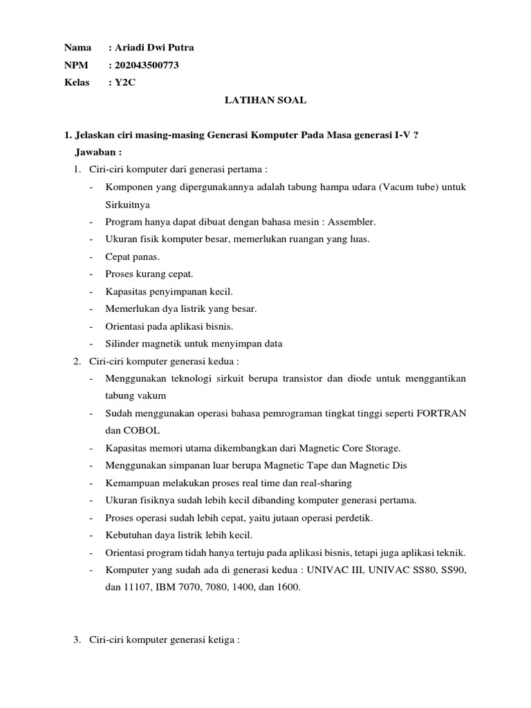 Ariadi Dwi Putra - 202043500773 | PDF