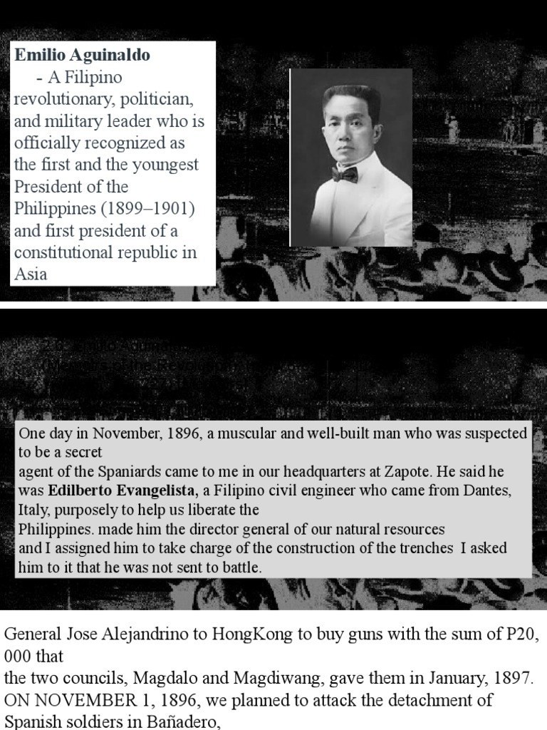 Emilio Aguinaldo - A Filipino | PDF | Philippines