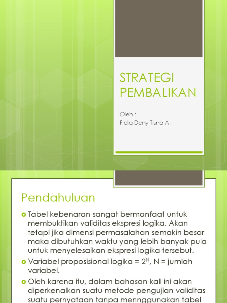 Strategi-Pembalikan | PDF