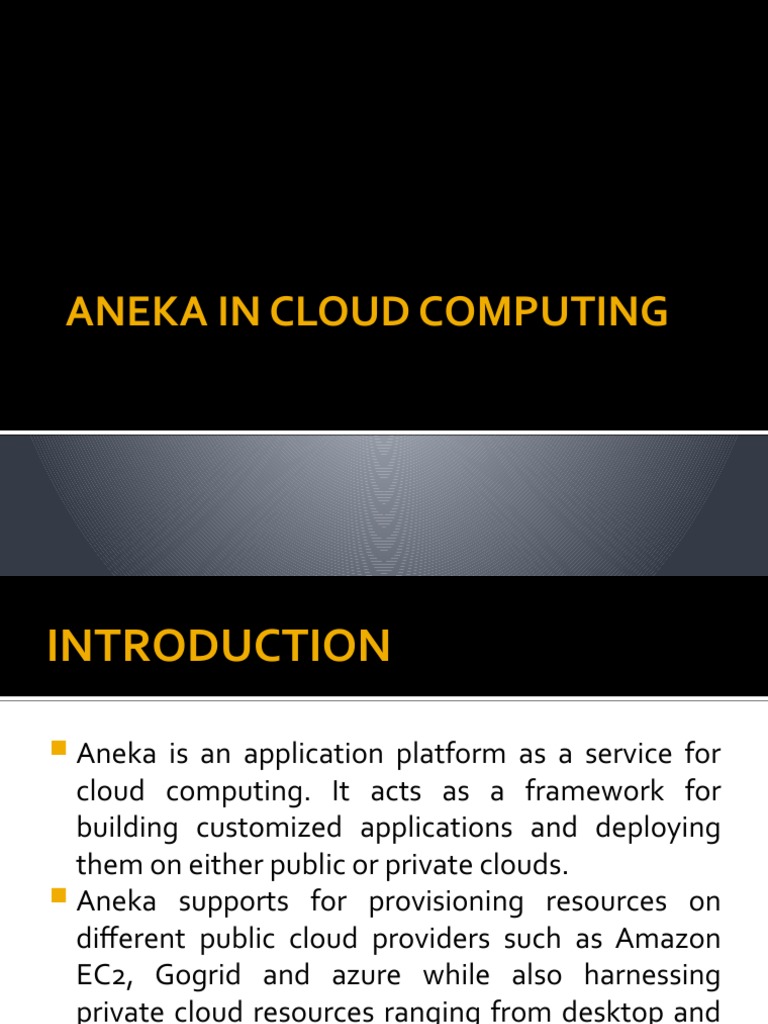 11 Aneka in Cloud Computing | PDF | Cloud Computing | Thread (Computing)