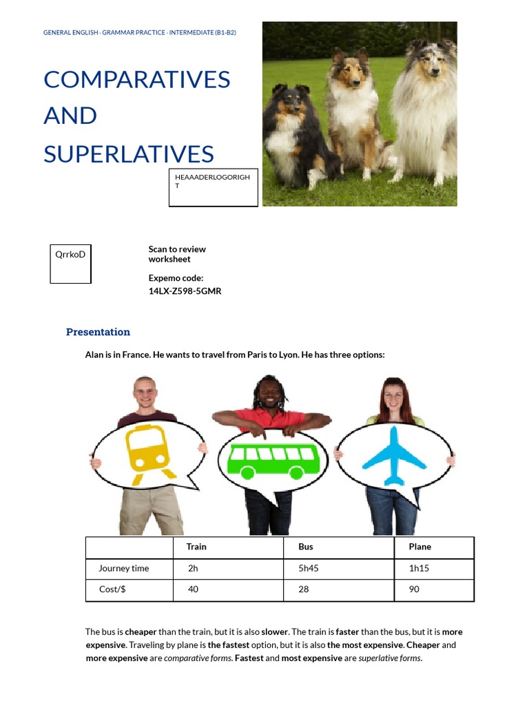 Comparatives AND Superlatives: Presentation | PDF | Linguistics | Grammar