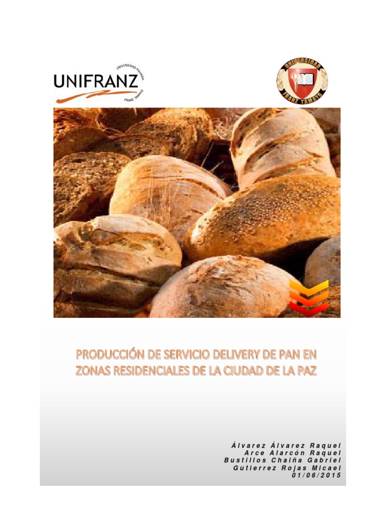 Proyecto Panaderia | PDF | Marketing | Panes
