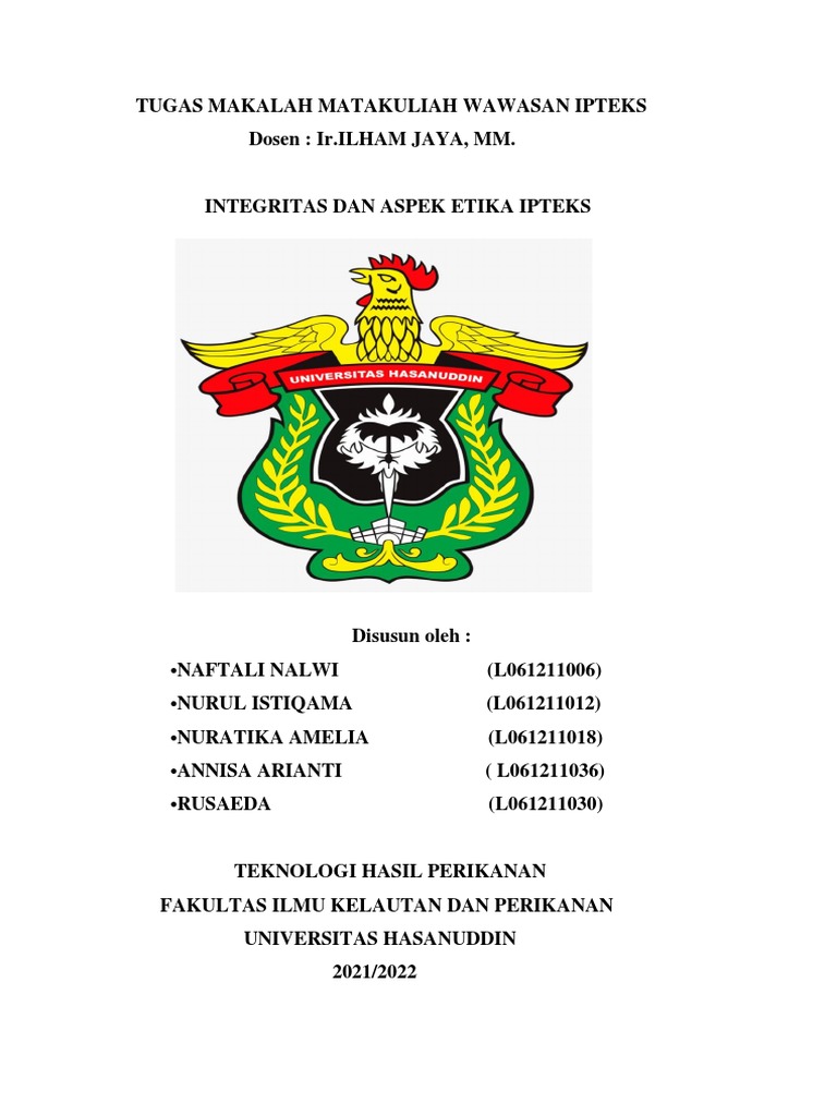 Makalah Wawasan Ipteks | PDF Makalah Wawasan Ipteks | PDF