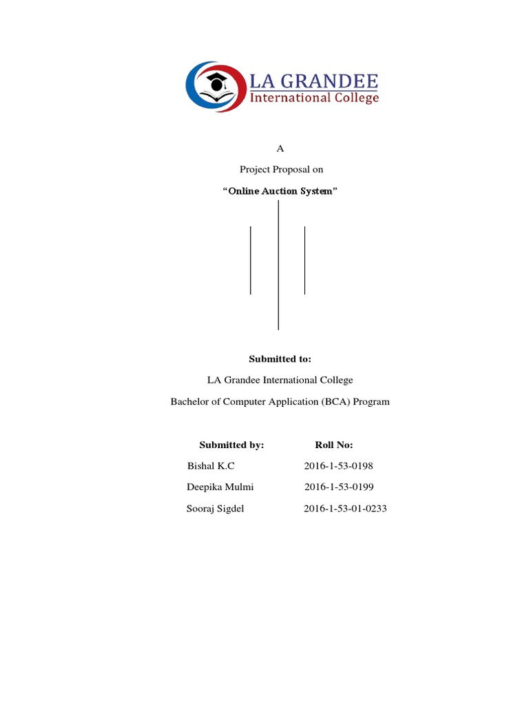 Final Proposal | PDF | Auction | Computer Programming