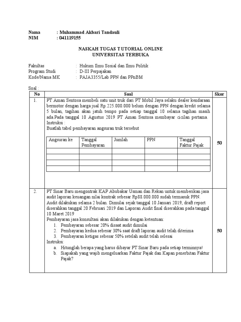 Tugas 3 Lab PPN Muhammad Akbari | PDF | Bisnis