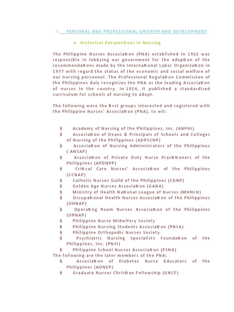 Personal and Professional Growth and Development | PDF | Nursing | Morality