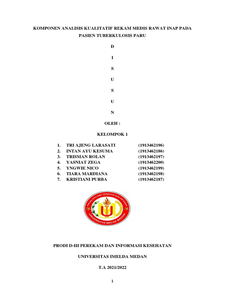 Kelompok 1 - 3f Pert.7 Mutu Pelayanan RM | PDF