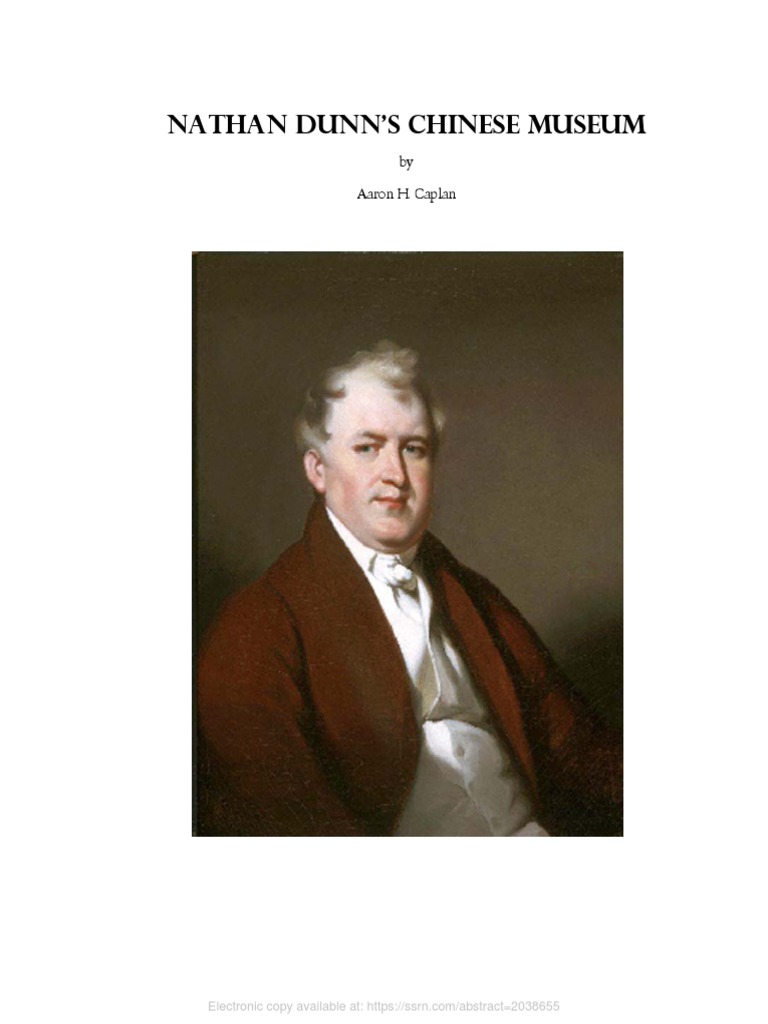 Nathan Dunn's Chinese Museum | PDF