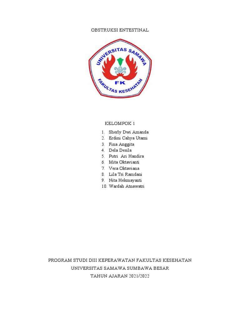 Makalah Obstruksi Intestinal | PDF