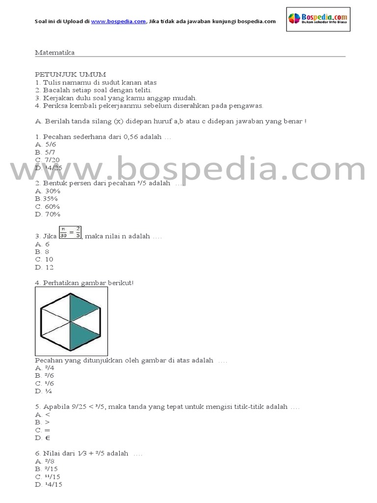 30+ Contoh Soal UAS MATEMATIKA Kelas 4 SD MI Semester Ganjil Terbaru | PDF | Metode & Bahan Ajar ...