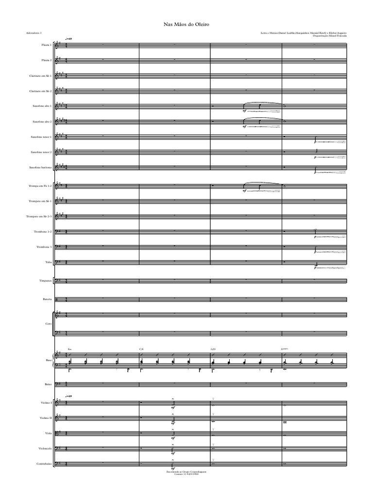 Nas Mãos Do Oleiro Adoradores 3 Partituras E Partes Pdf Trombone