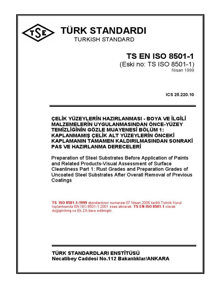 Ts en Iso 8501 1 | PDF