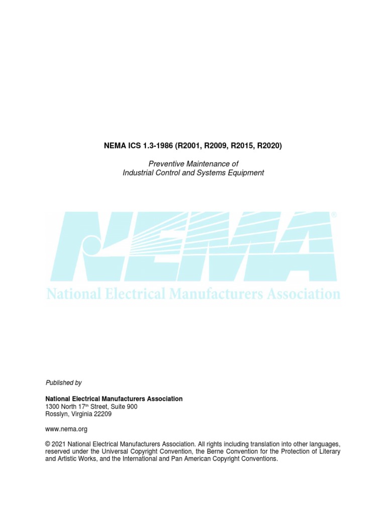 Nema Ics 1.3-1986 (R2020) Watermarked - 2021-12-02 | PDF | Fuse (Electrical) | Safety