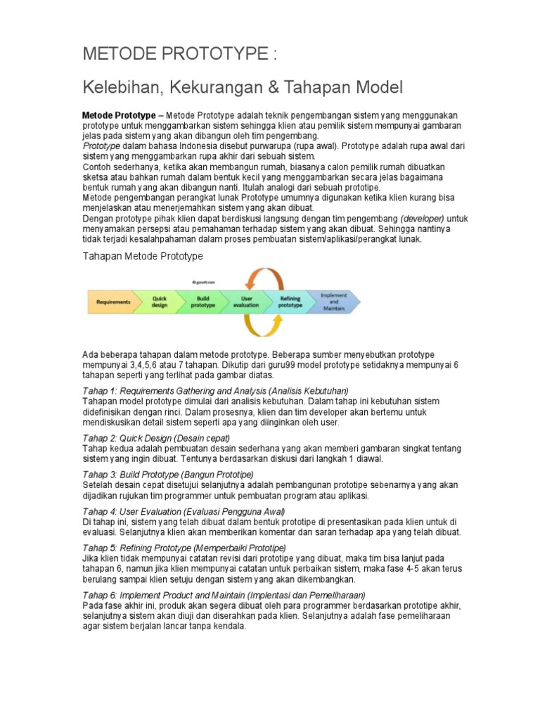 Metode Prototype | PDF
