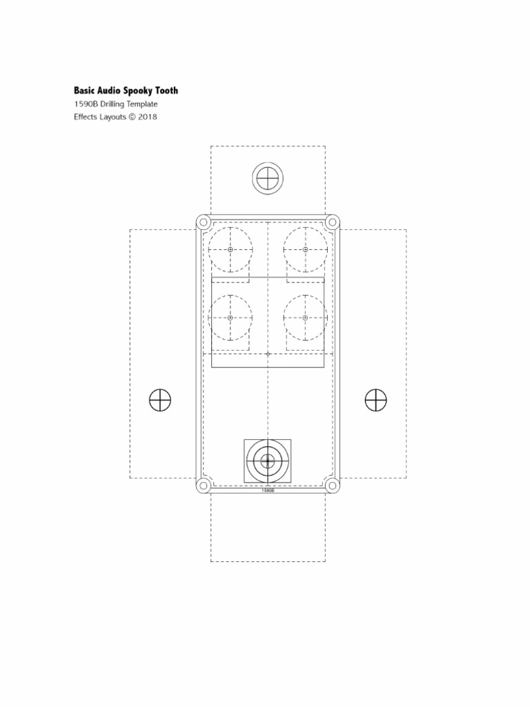 Basic Audio Spooky Tooth Drilling Template | PDF