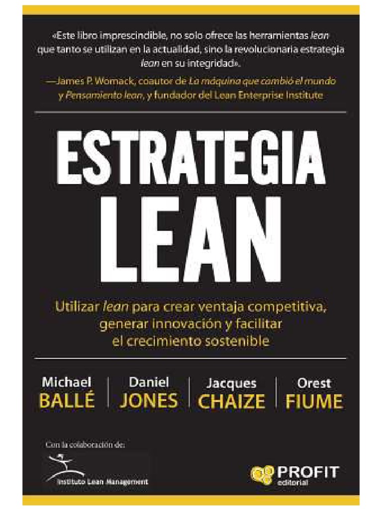 Estrategia Lean - Michael Balle | PDF