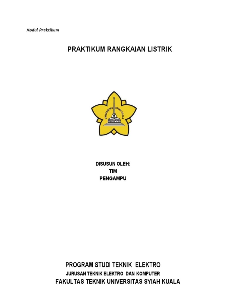 Modul Praktikum RL-PAR 1 | PDF