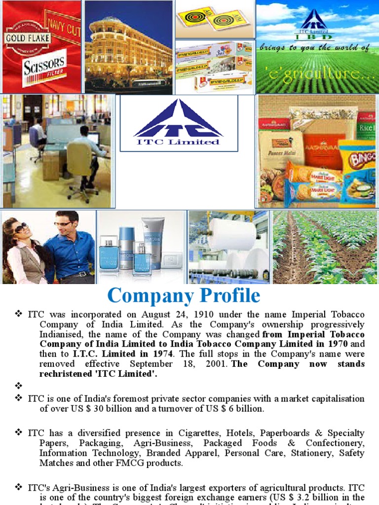 ITC Limited: Company Overview & Operations | PDF | Economies | Business