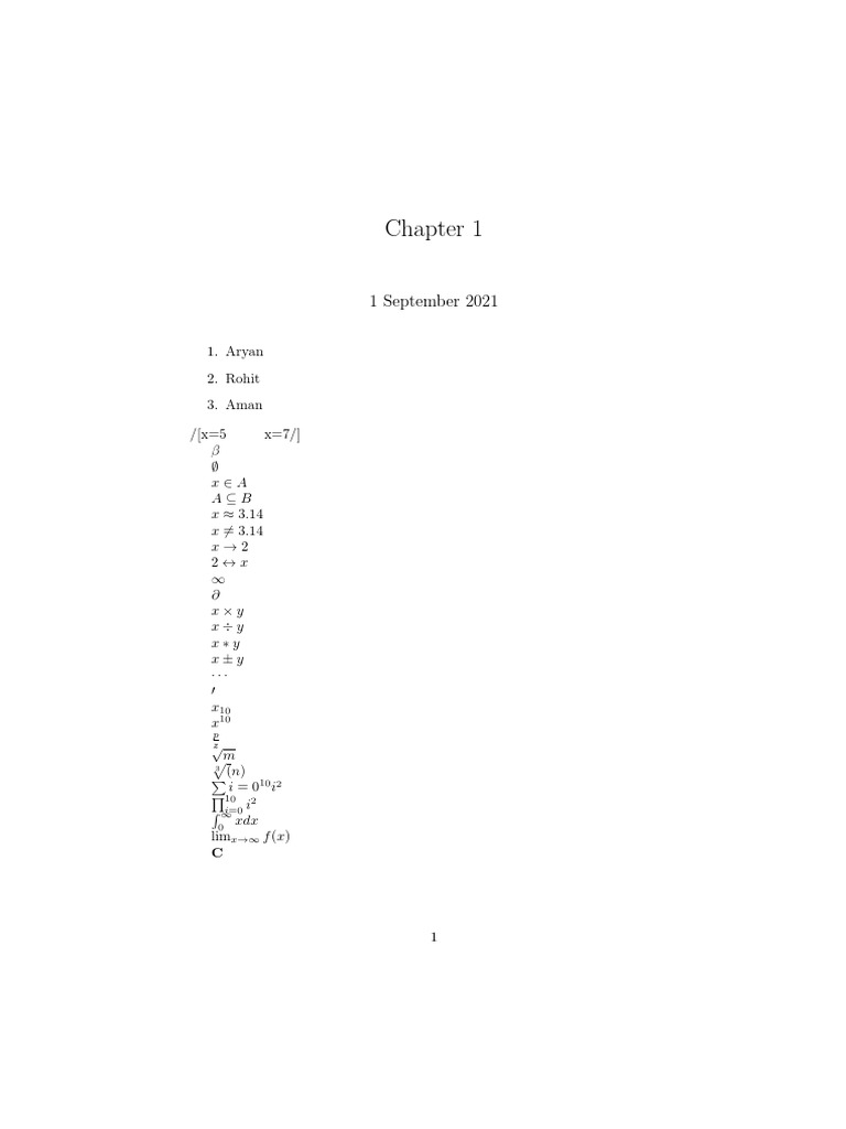 Chapter 1 | PDF