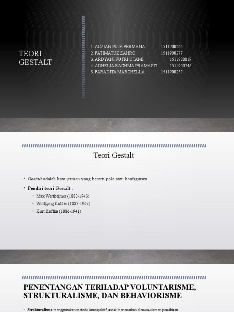 Teori Gestalt | PDF