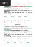 Tabel Moduri - Timpuri - Verb - Clasa Av-A | PDF