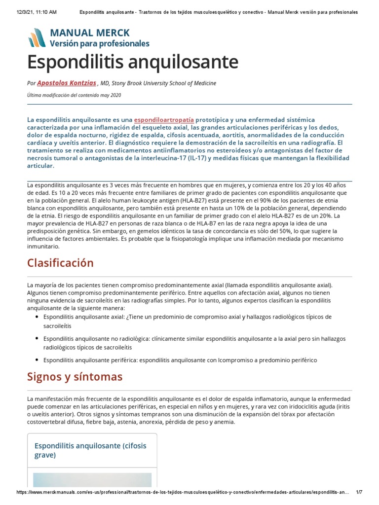 Manual Merck Versión para Profesionales | PDF | Sistema ...