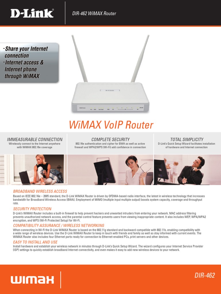 Wimax Voip Router | Download Free PDF | Wi Fi | Wireless Lan