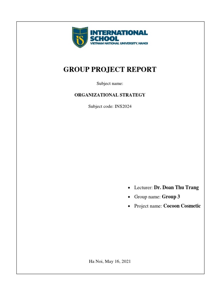 Group Project Report: Organizational Strategy | PDF | Brand | Marketing