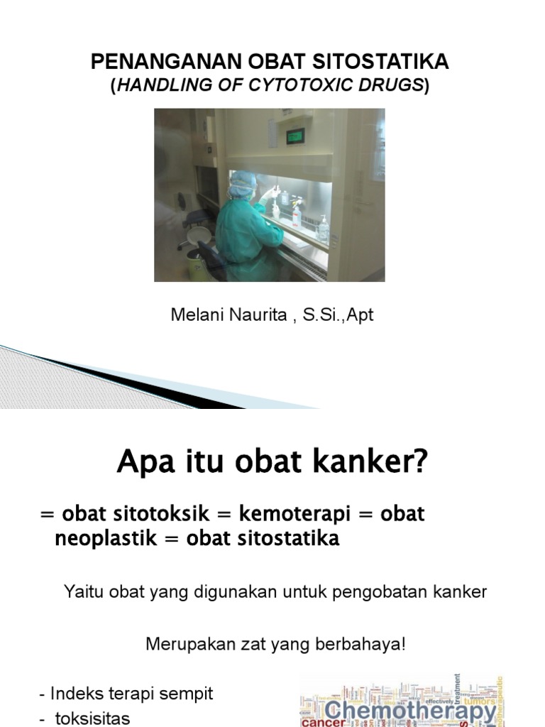PENANGANAN OBAT SITOSTATIKA | PDF