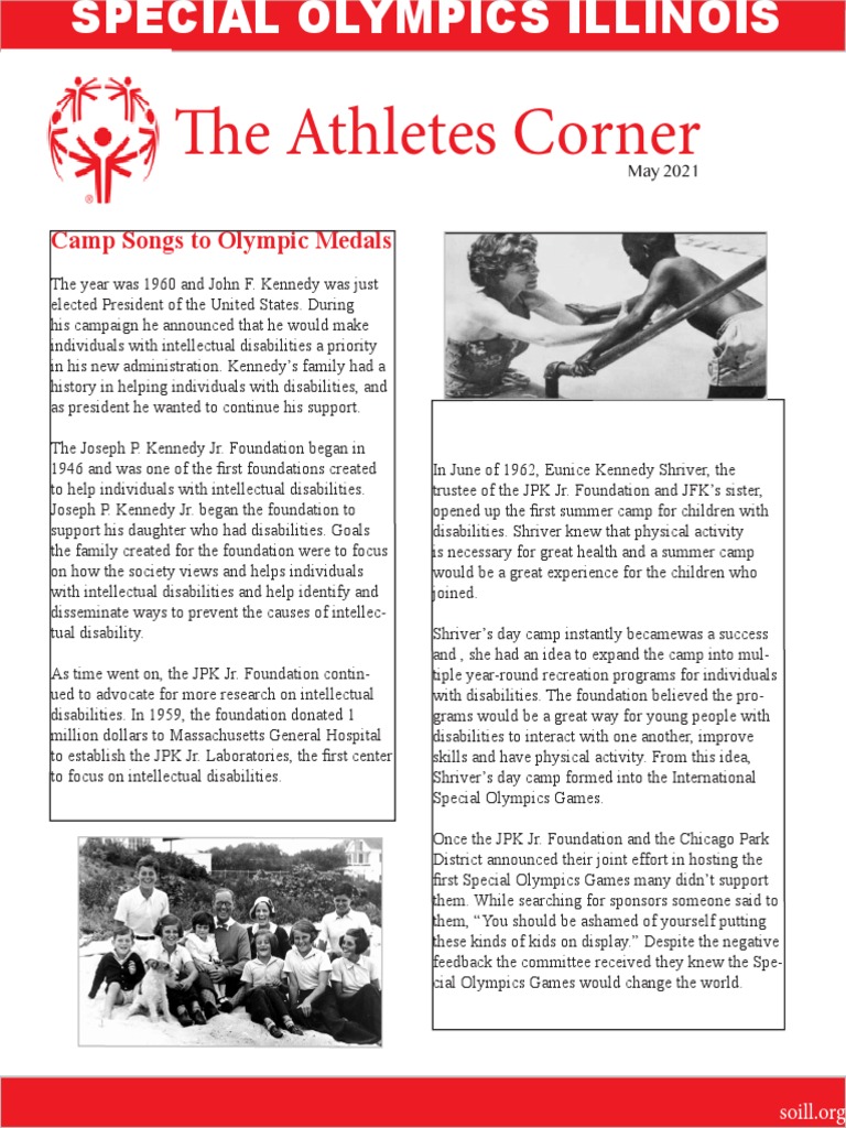 Special Olympics Newspaper | PDF | Sports