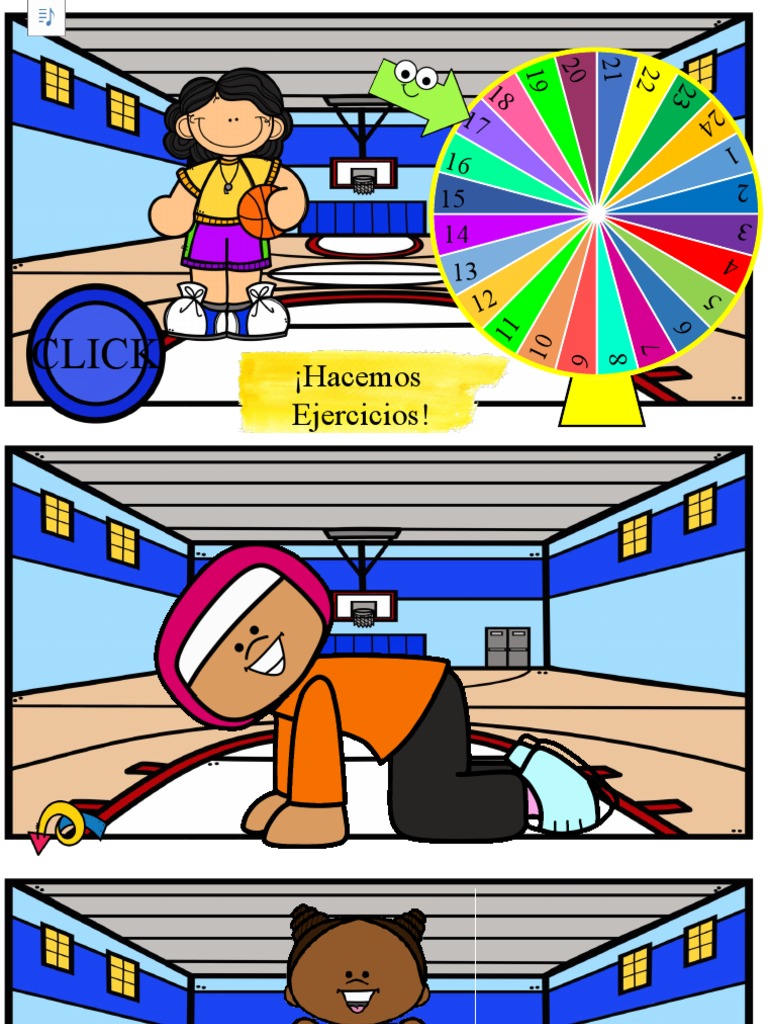 Ruleta de Ejercicios Motores | PDF