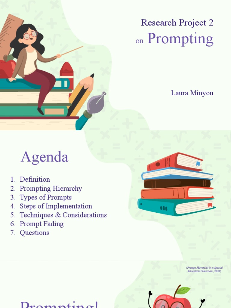 Prompting Hierarchy in Special Education | PDF | Reinforcement | Learning
