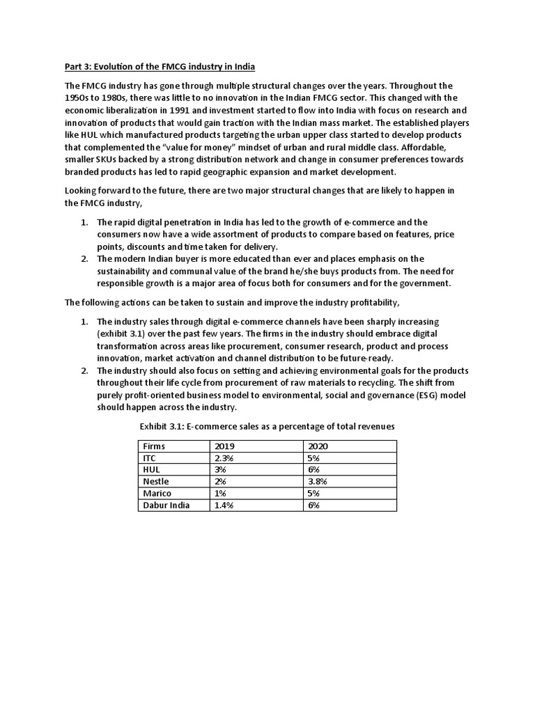 Evolution of FMCG Allocation in India | PDF | E Commerce | Innovation